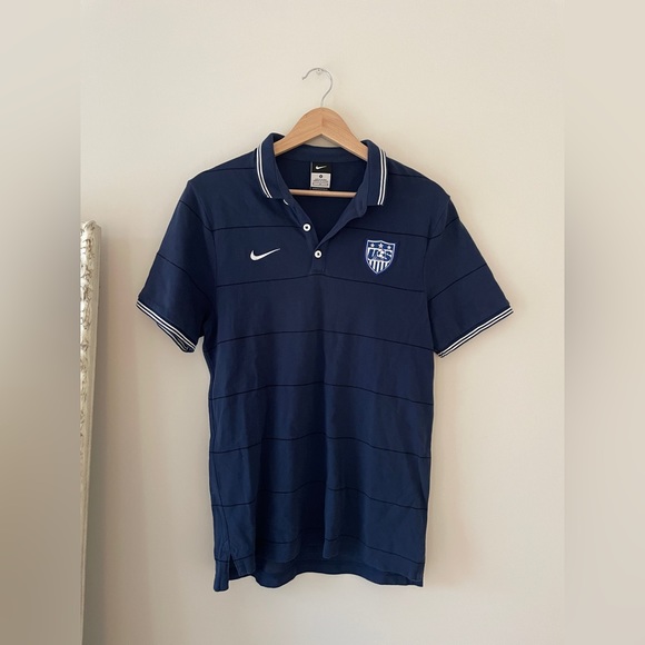 Nike | Shirts | Navy Blue Team Usa Nike Soccer Polo | Poshmark